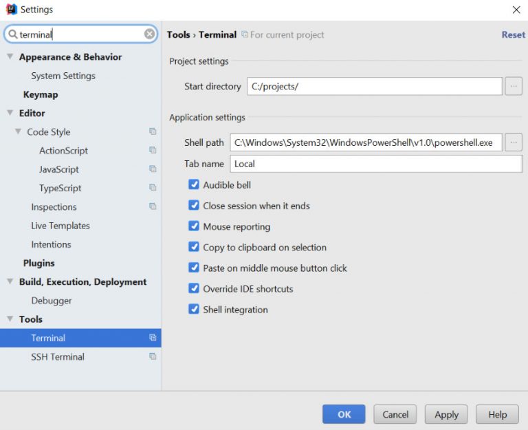 How To Use Powershell In Intellij Idea Terminal Instead Of Cmd Georgikrocks
